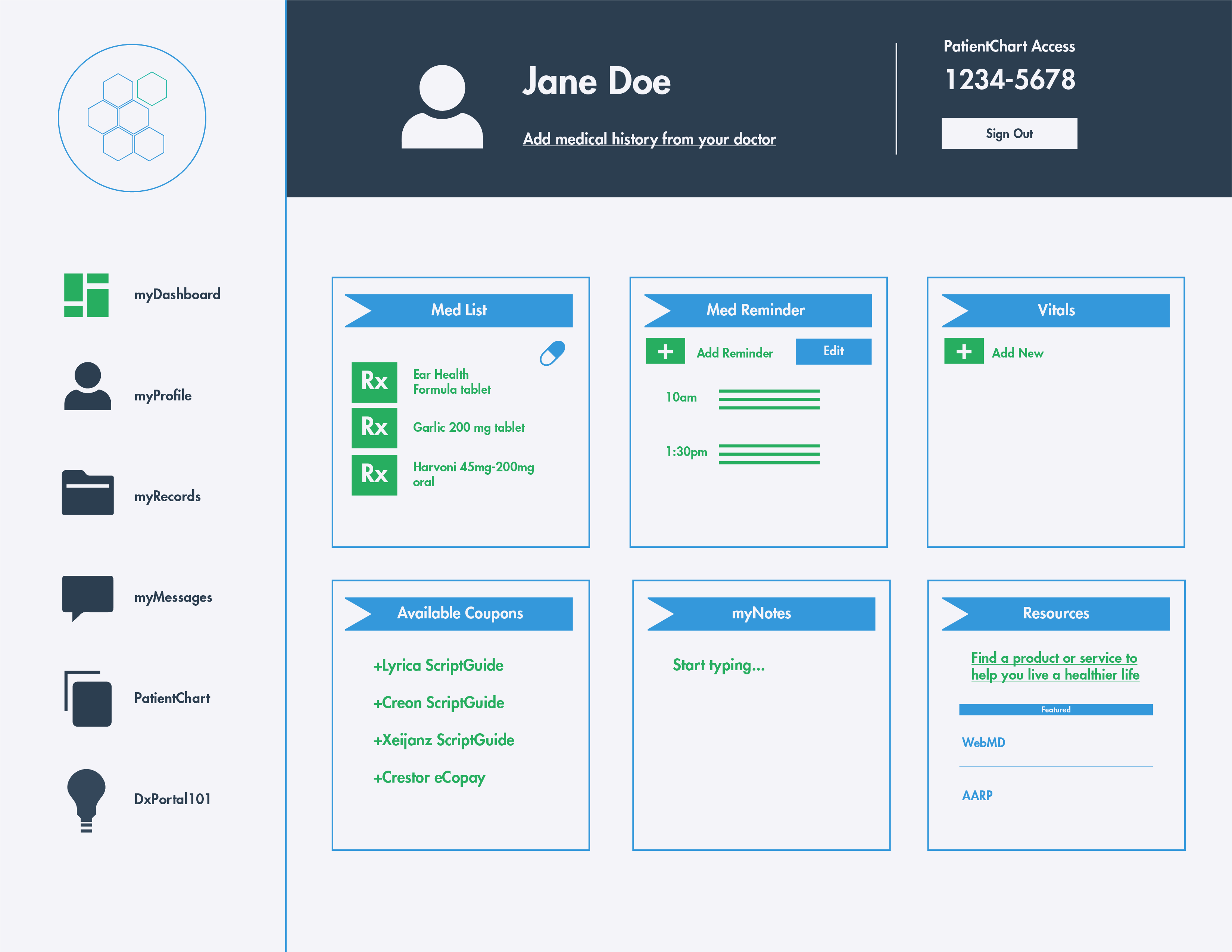 Patient Portal | DxWeb